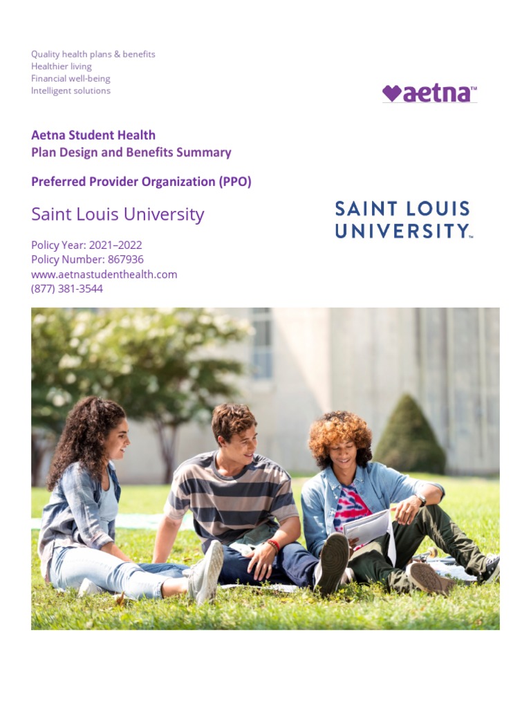 Saint Louis University 2021-2022 Health Insurance Plan | PDF | Hospital ...