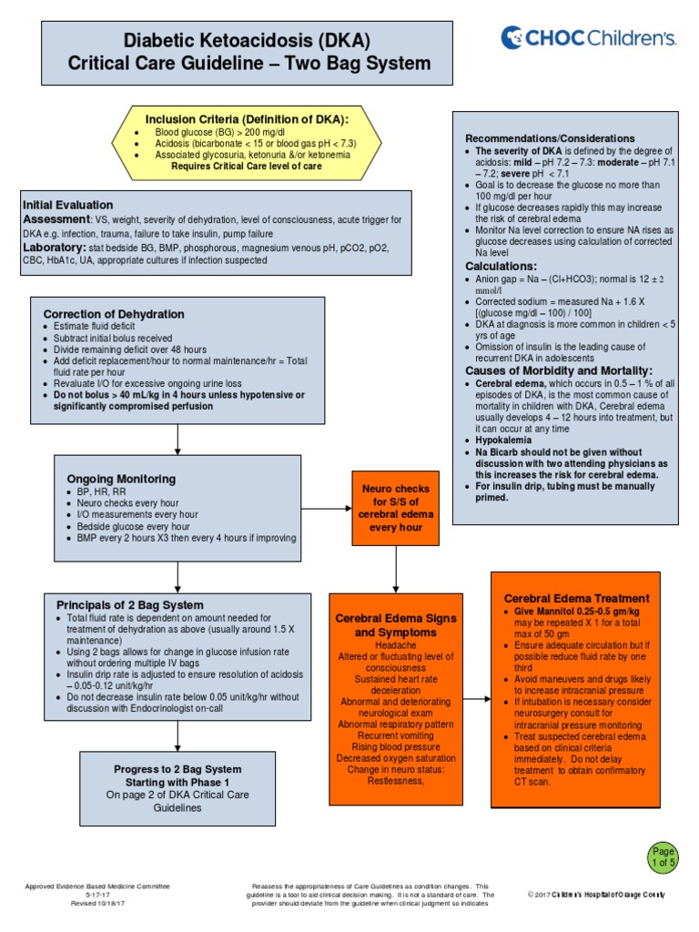 Diabetic Ketoacidosis Care Guideline | PDF | Medical Specialties ...