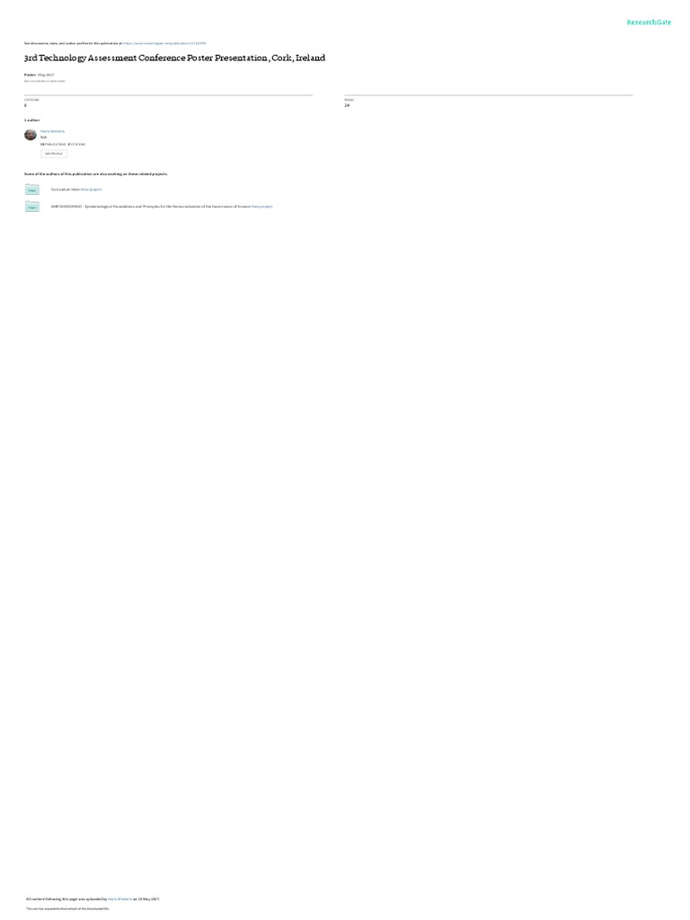 Citizen-Led or Scientist-Led Futures? | PDF | Science | Science And ...