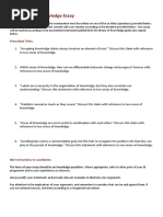 TOK Exhibition Commentary GUIDELINES 2025 | PDF | Knowledge | Cognitive ...