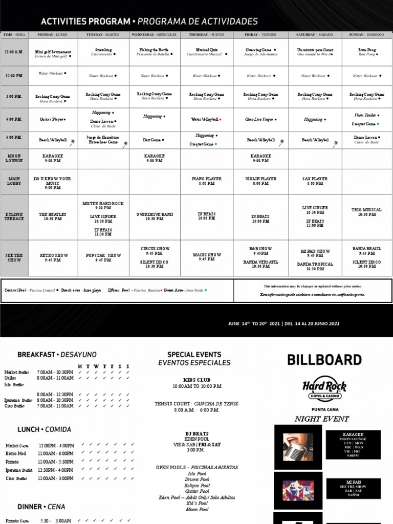 June 2021 Event Schedule | PDF | Fashion | Human Body
