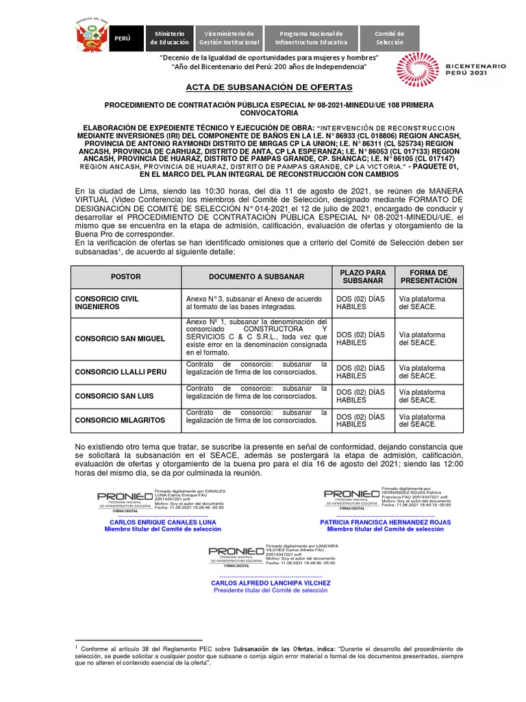 Acta de Subsanacion Pec 08 VFFFF 20210811 192852 355 | PDF