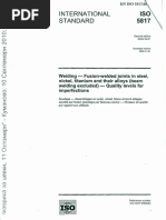 Iso 5817 2014 en PDF | PDF | Nondestructive Testing | Welding