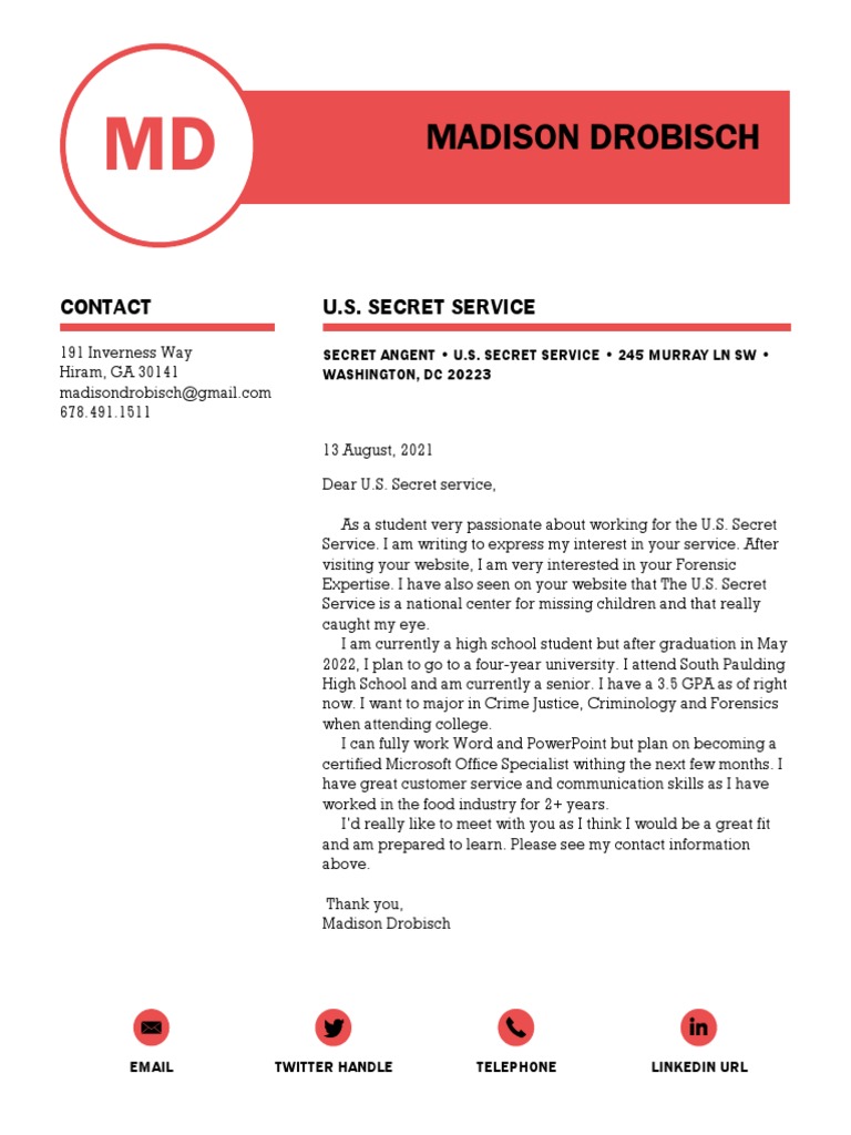 Final Cover Letter | PDF | Communication | Cyberspace