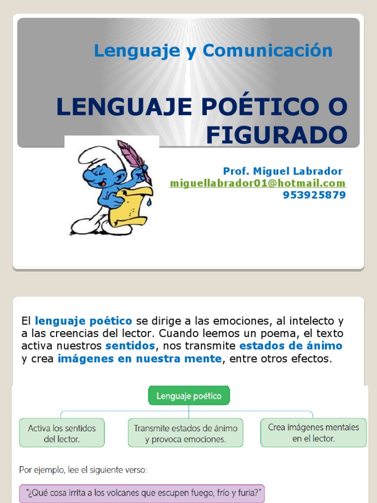 Lenguaje Poético | PDF