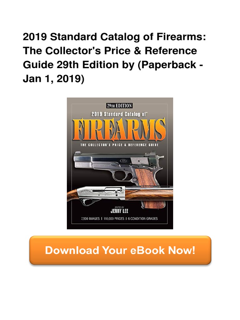 2019 Standard Catalog of Firearms The Co | PDF