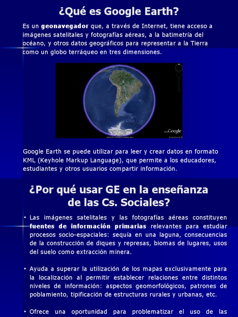PPT. Google Earth | PDF | Mapa