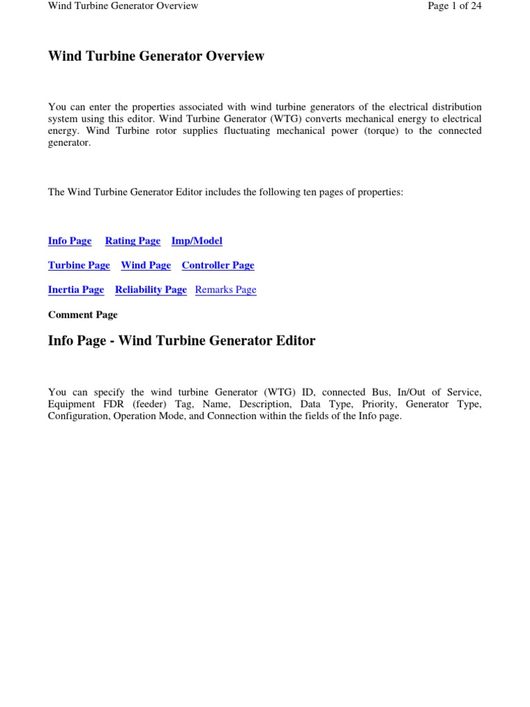 Etap Manual | Download Free PDF | Wind Power | Turbine