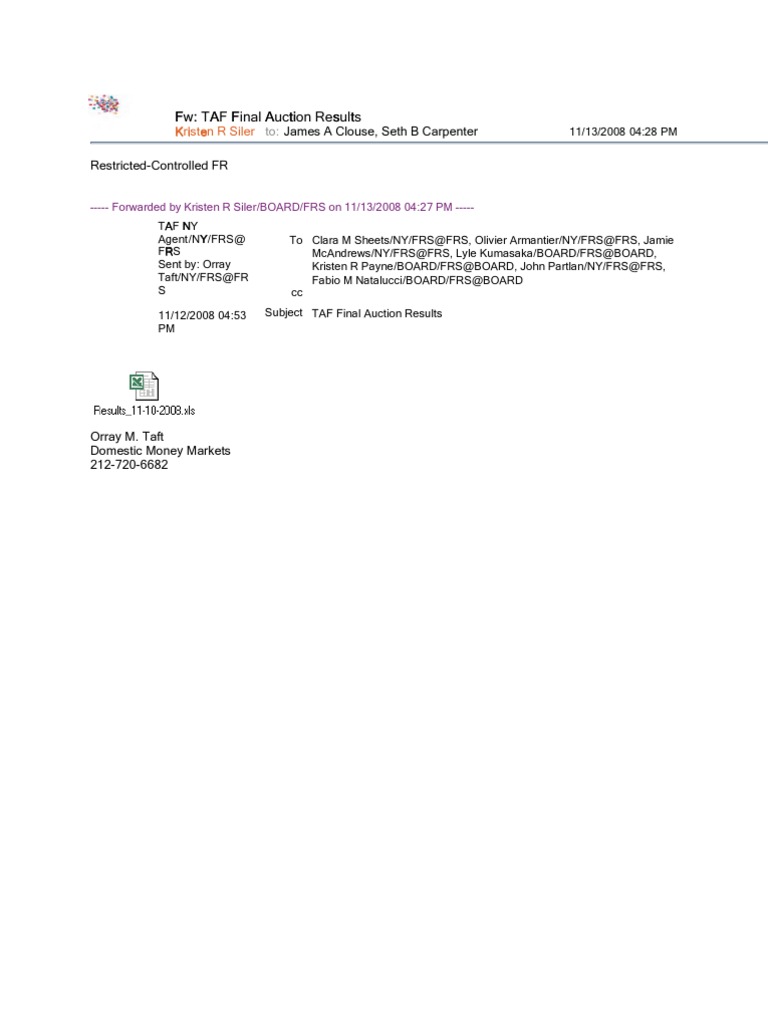 TAF Documents | PDF | Financial Services Companies | Institutional ...