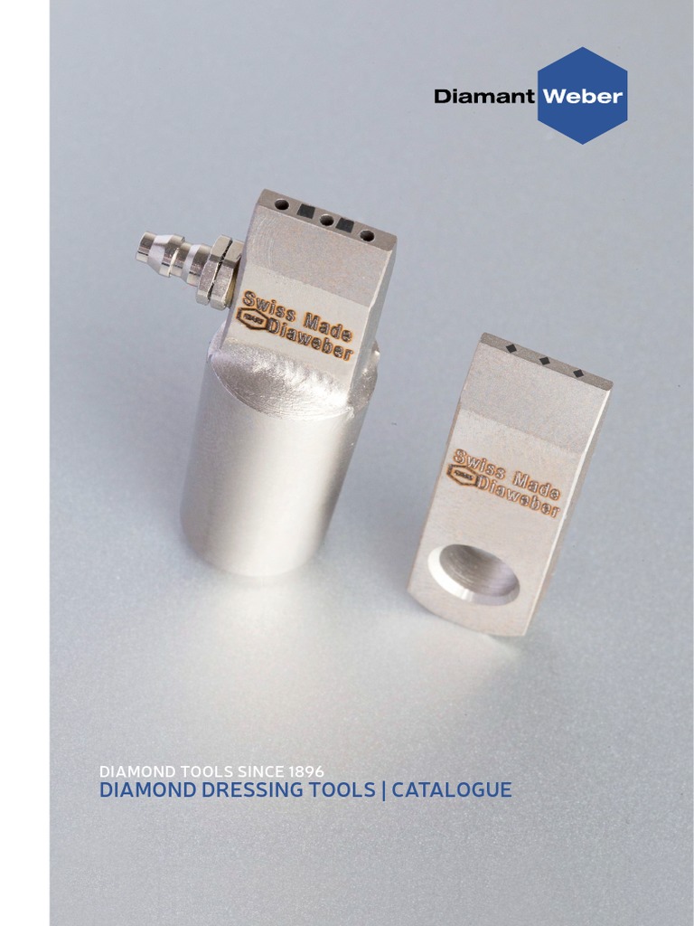 Diamond Dressing Tools - Catalogue | PDF | Grinding (Abrasive Cutting ...