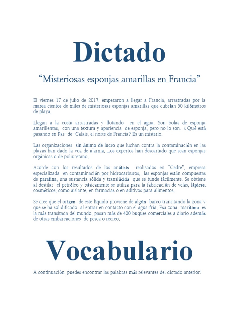 Dictado Para Aprender Español | 100 DICTADOS PARA PRIMARIA – DEFJKX
