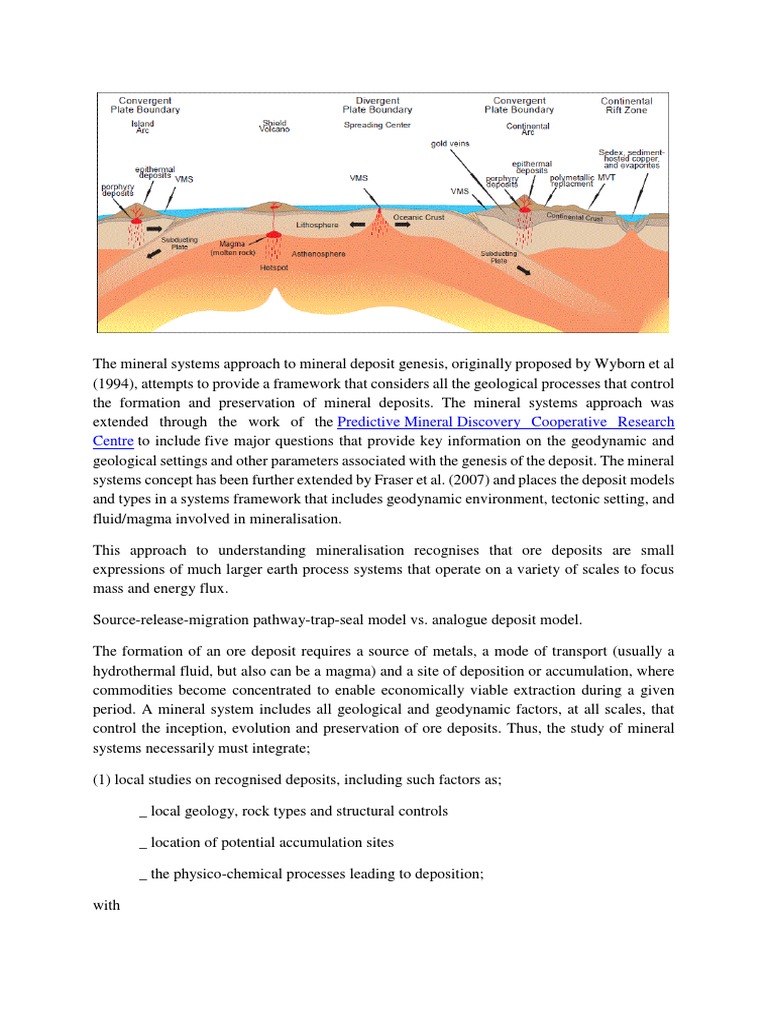 Ore Geology - 1 | PDF | Magma | Rift