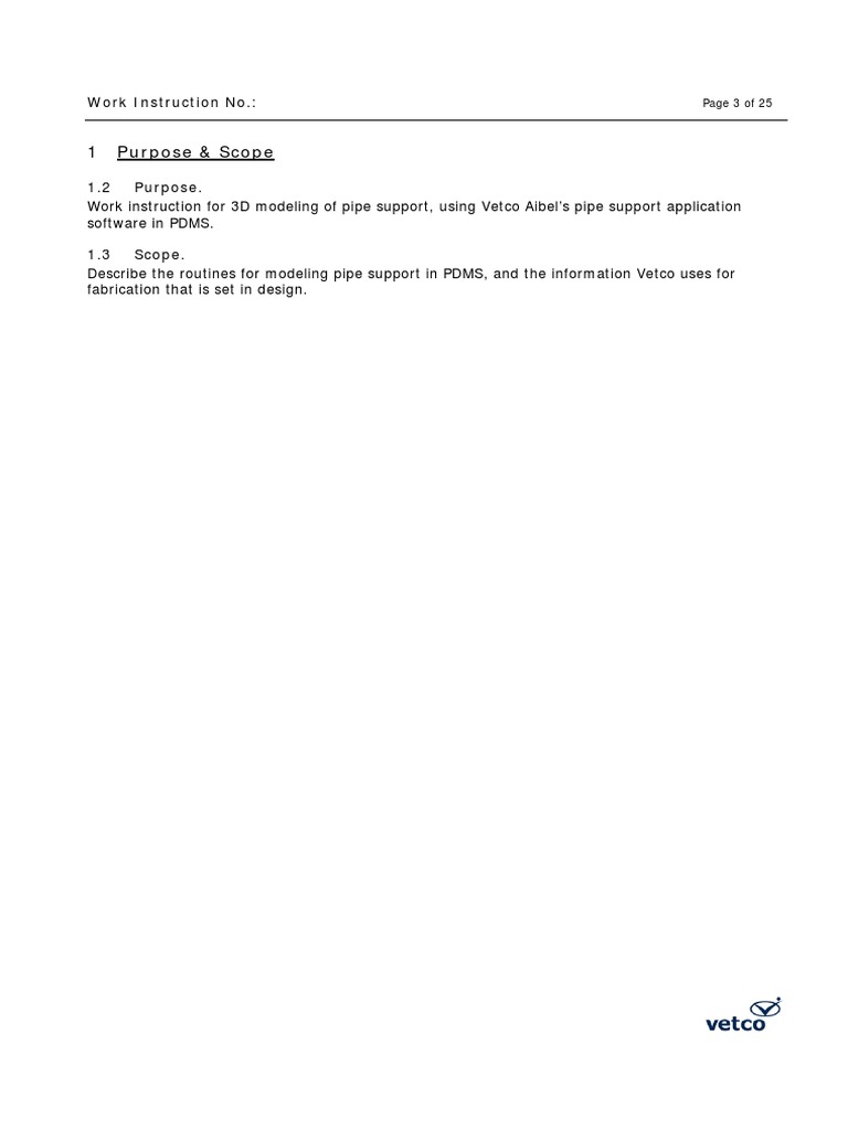 Pdms Pipe Support Design 3 | PDF