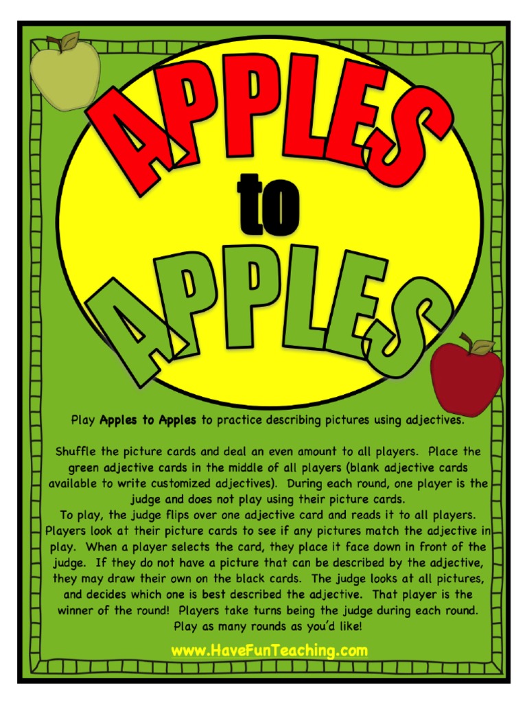 Adjectives-Activity Card Game A2 | PDF