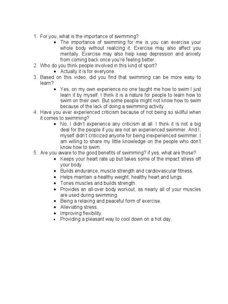 Pe Swim | PDF | Career & Growth | Self-Improvement
