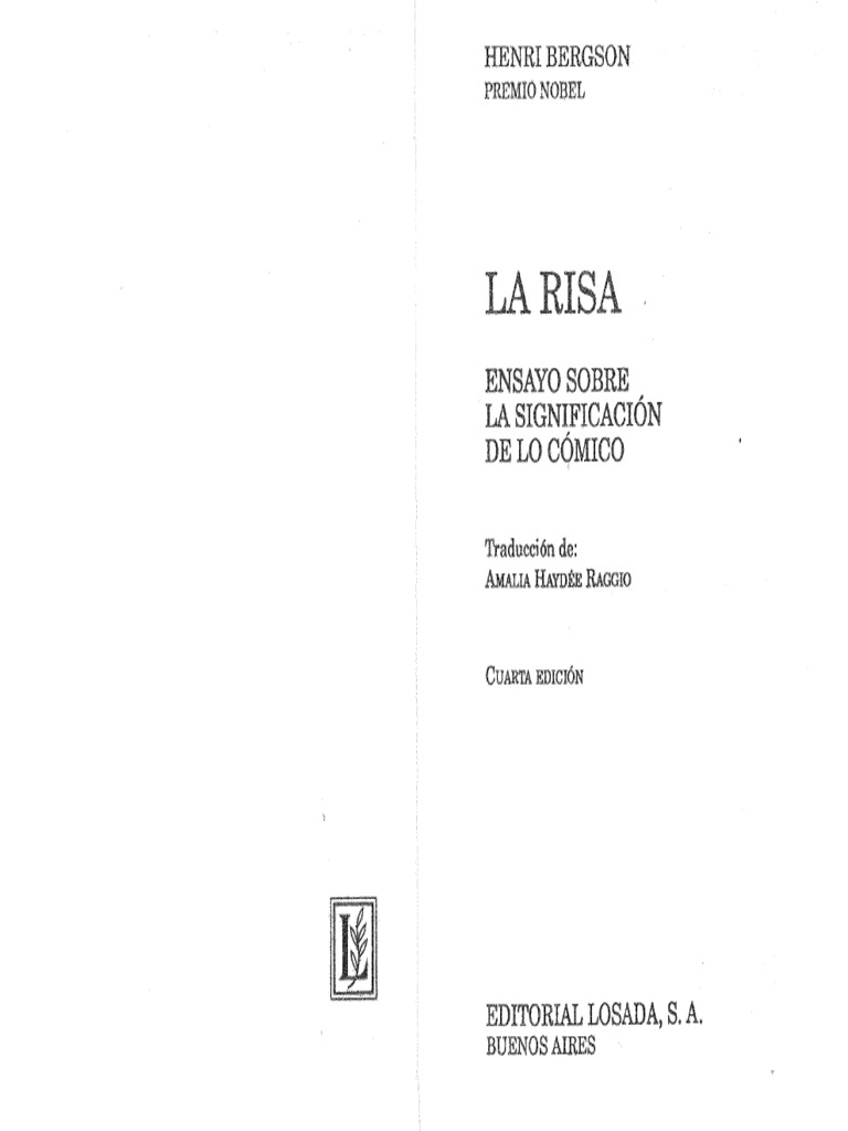 BERGSON - La Risa | PDF