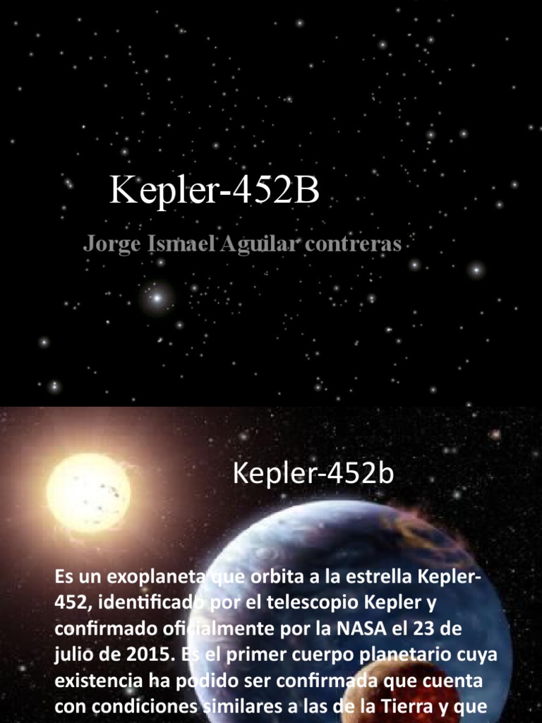 Kepler-452b: Exoplaneta Similar a la Tierra | PDF