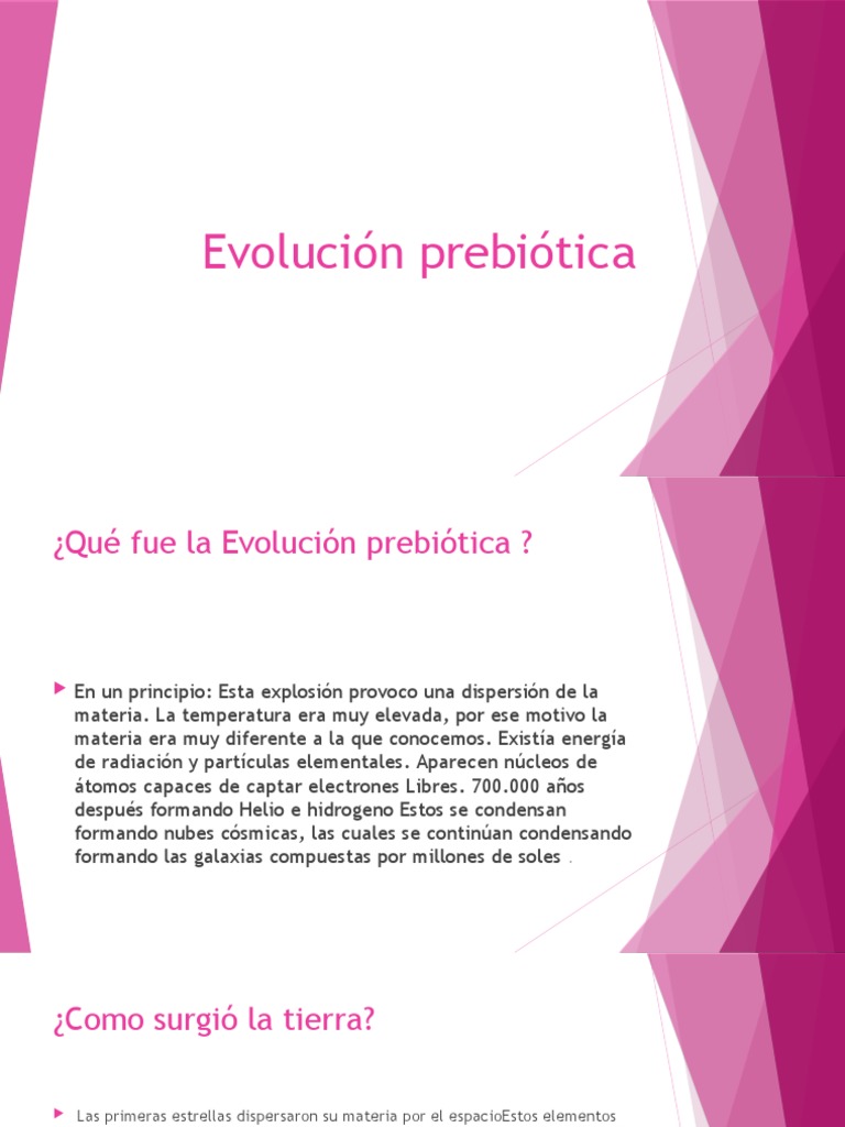 Evolución Prebiótica | PDF | Atmósfera | Tierra