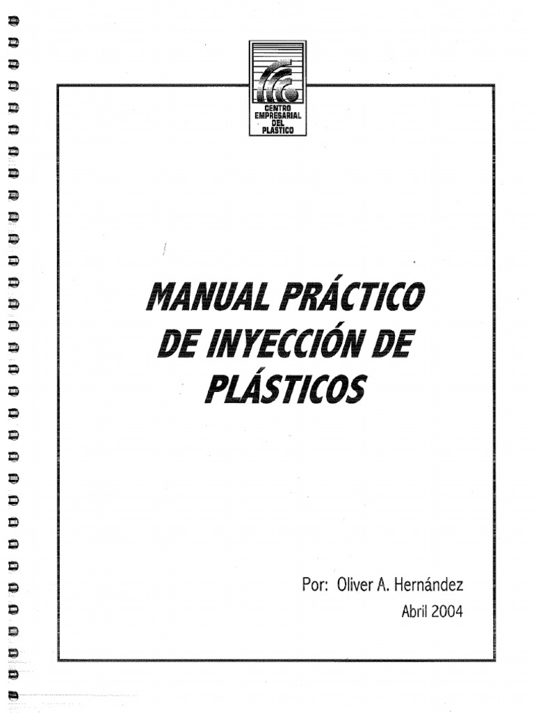 Manual Practico de Inyeccion de Plasticos PDF | PDF