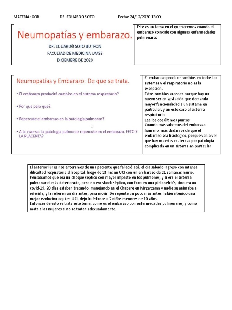 Neumopatias y Embarazo | PDF | El embarazo | Asma