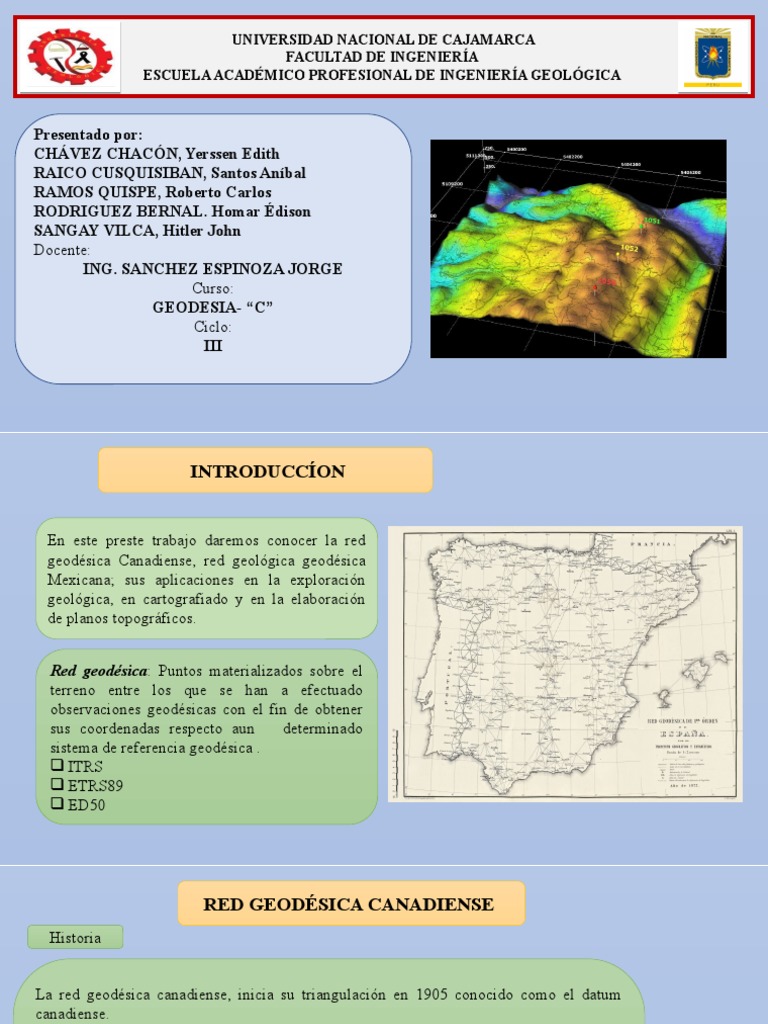Geodesia - Red Geodesica Canadiense-Mexicana | PDF | Geodesia | Topografía