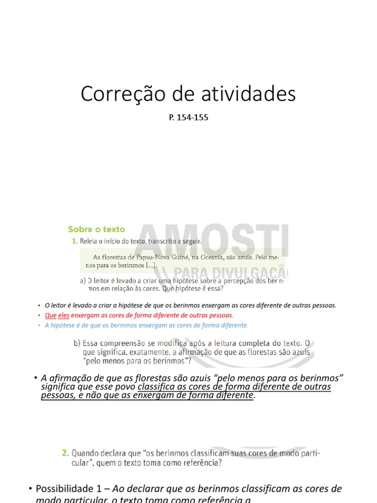 Classificação de Cores pelos Berinmos | PDF | Cor
