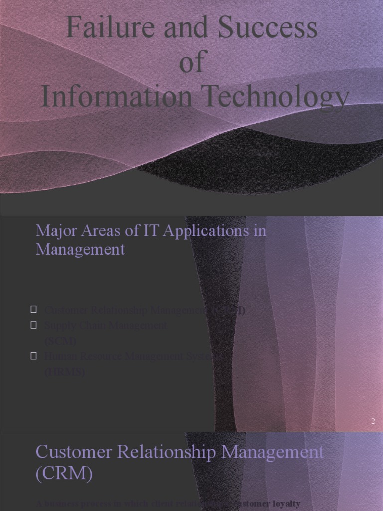 IT Success and Failure Insights | PDF | Human Resource Management ...
