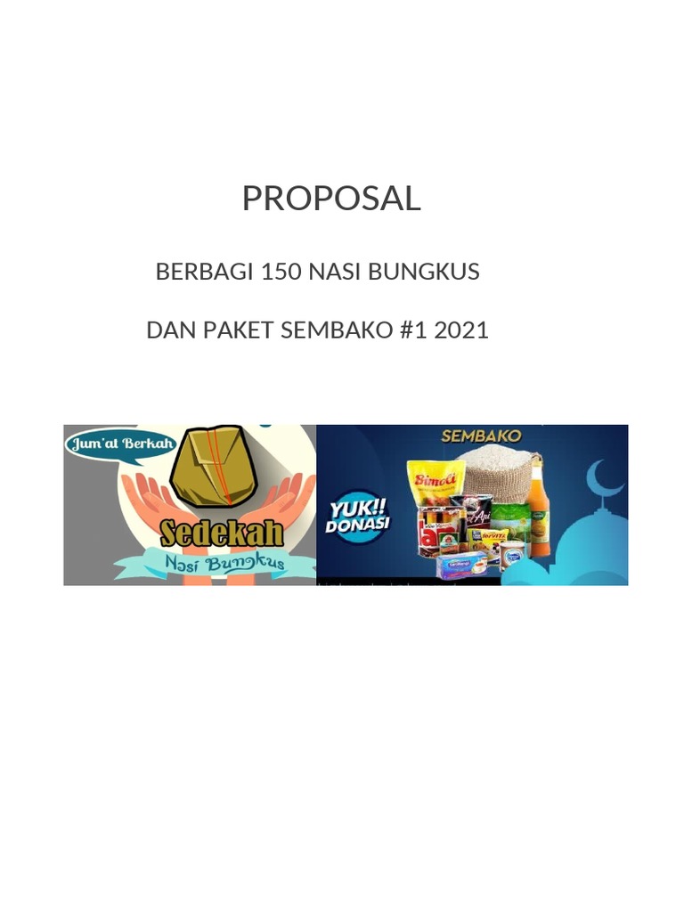 Proposal Jumat Berkah QL Kirom | PDF
