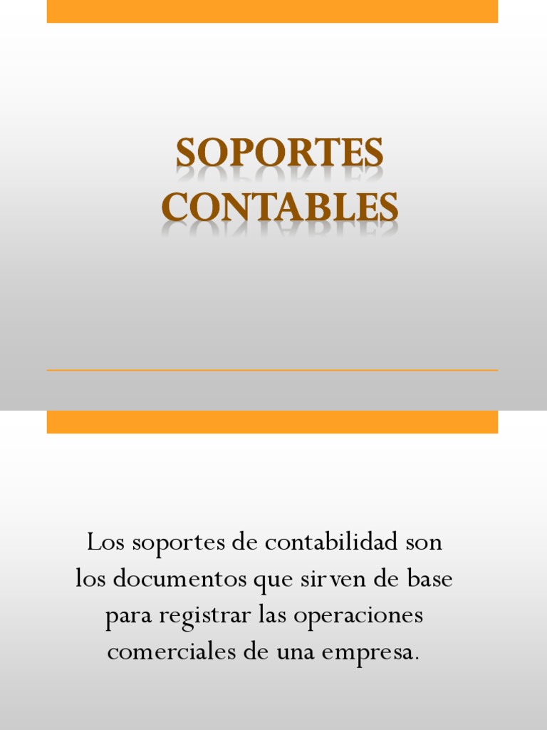 Soportes Contables | Download grátis PDF | Cheque | Factura