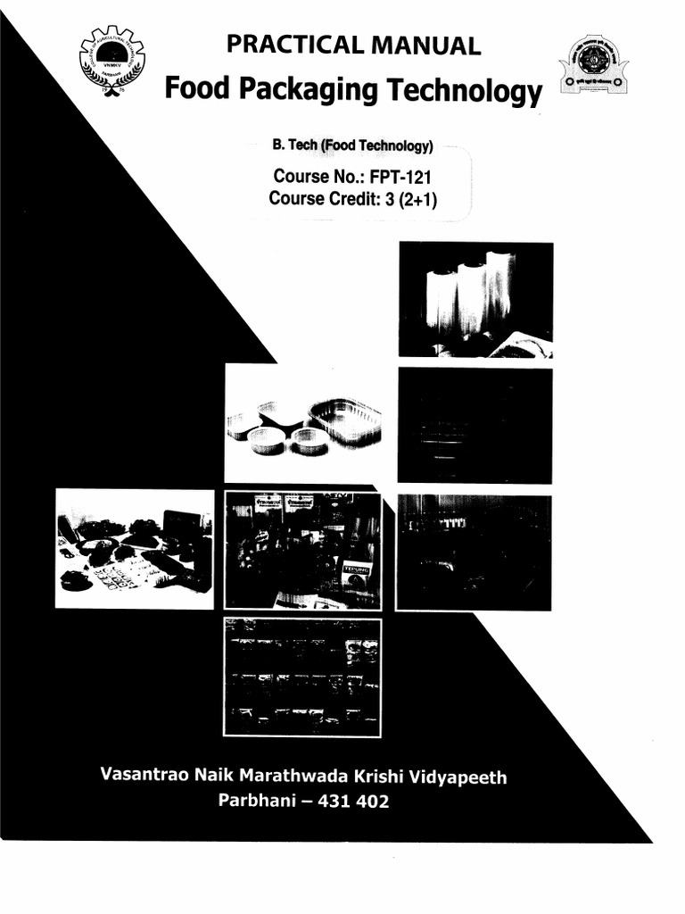 Food Packaging Practical Manual | PDF