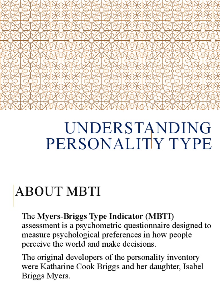 MBTI | PDF | Mental Processes | Behavioural Sciences