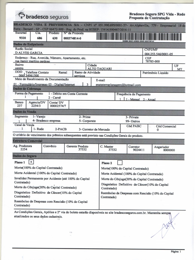 Apolice Seguro de Vida | PDF