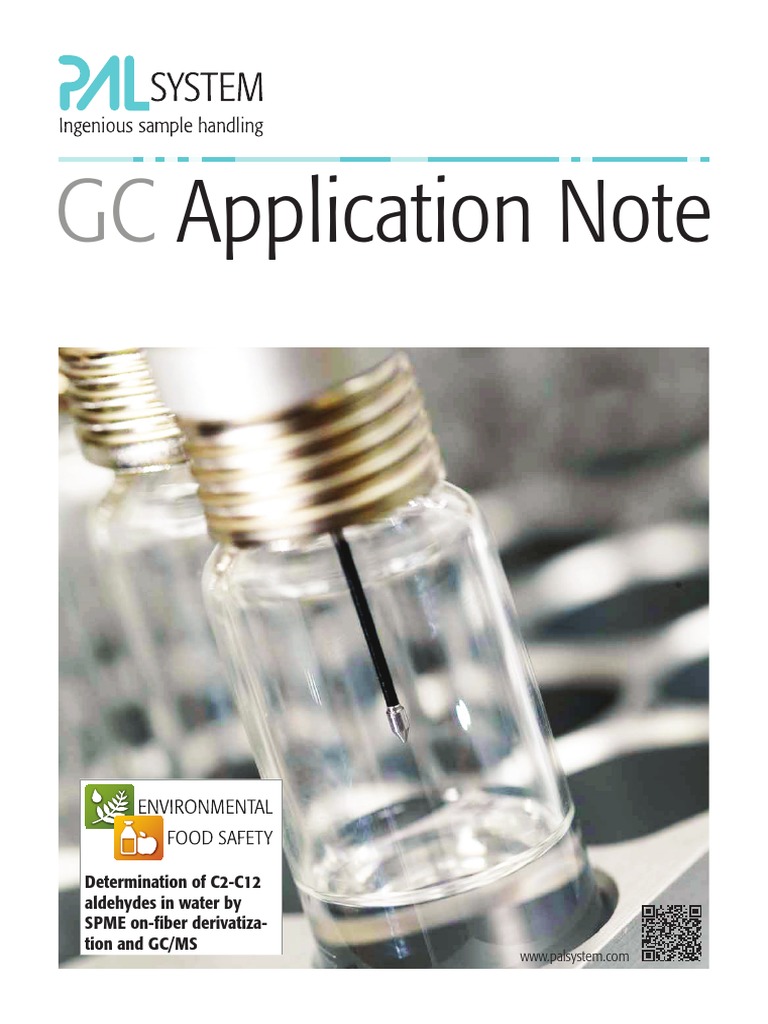 Application Note: Determination of C2-C12 Aldehydes in Water by SPME On ...