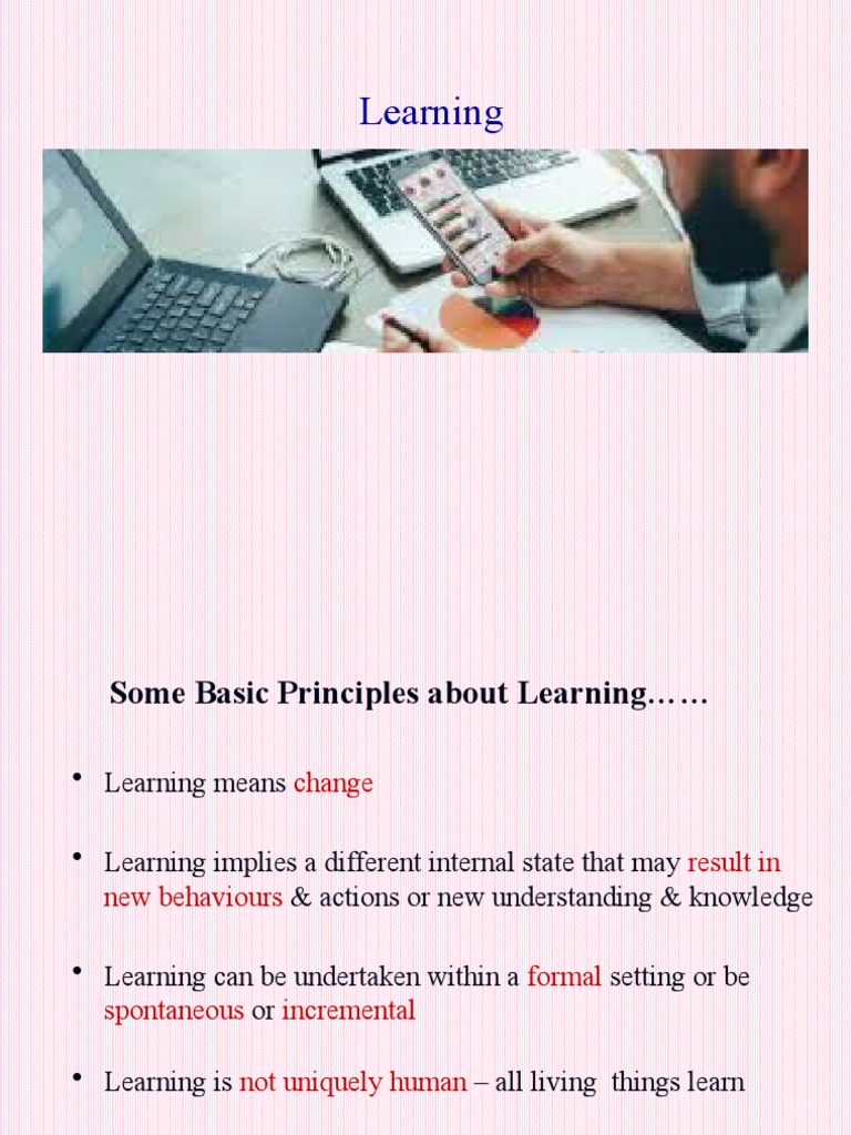 Learning PPT For Students | PDF | Reinforcement | Learning