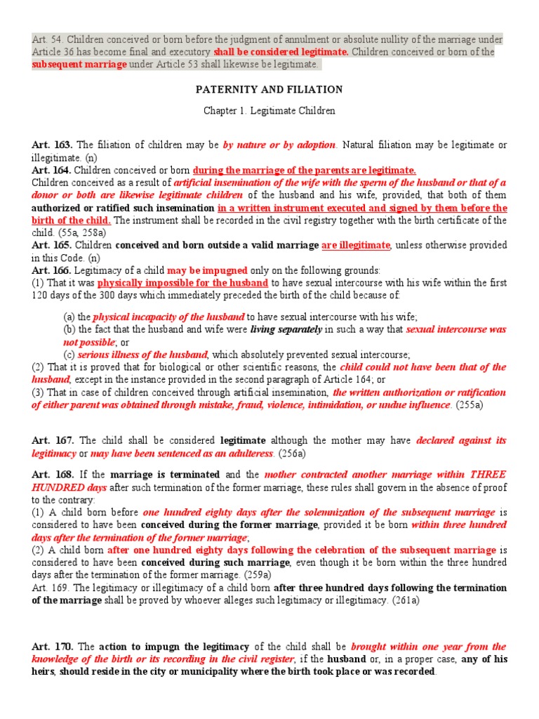 Pataernity and Filiation | PDF | Dna Profiling | Legitimacy (Family Law)
