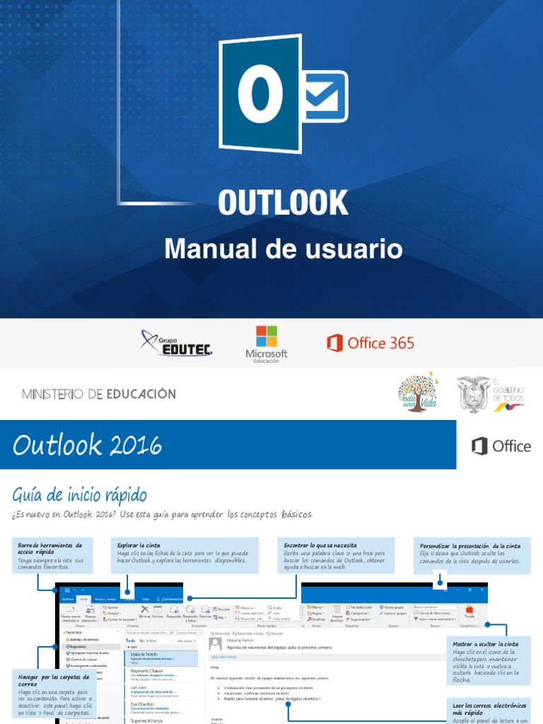 Manual de Usuario Outlook | PDF | Desarrollo de software | Software