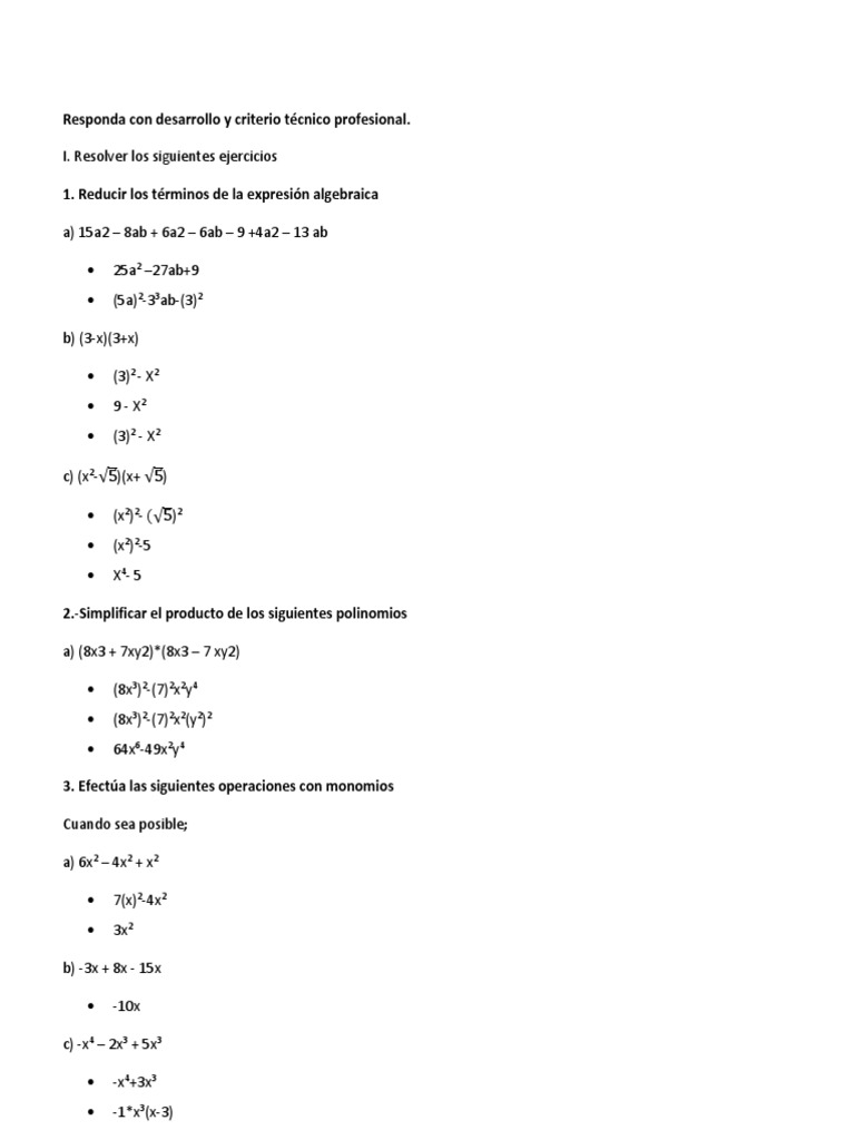 ALGEBRA | PDF | Matemáticas | Álgebra