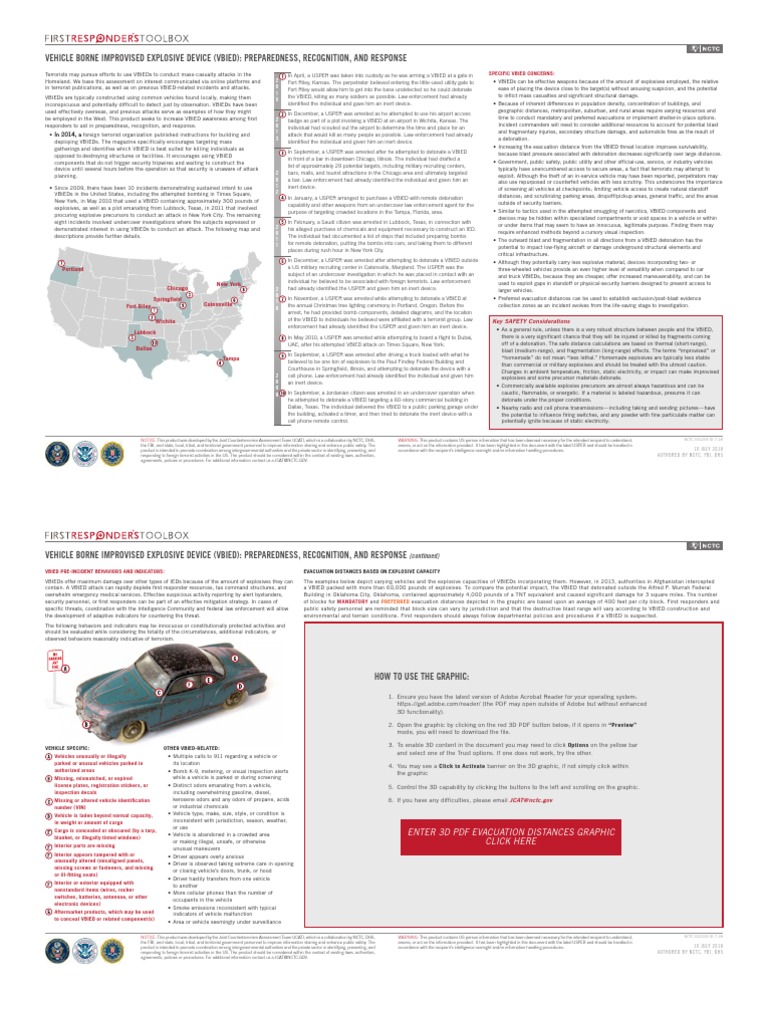 VBIED Threat Recognition and Response | PDF | Improvised Explosive ...