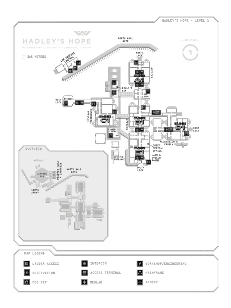 Hadley's Hope Colony Floor Plan | PDF