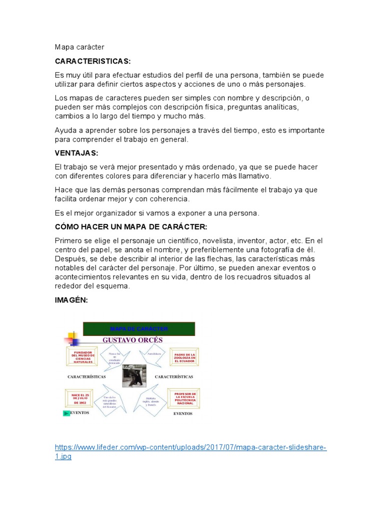 Mapa Carácter | PDF