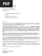 Application Letter For Teacher 1 | PDF