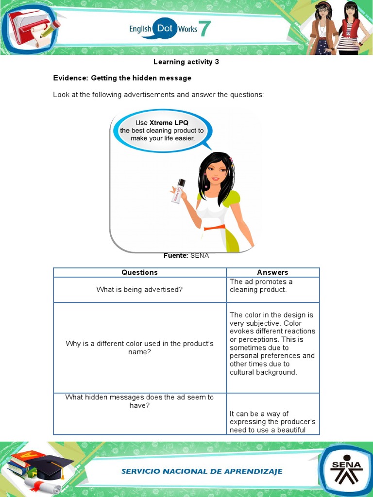 Analyzing Hidden Messages in Ads | PDF | Advertising | Communication