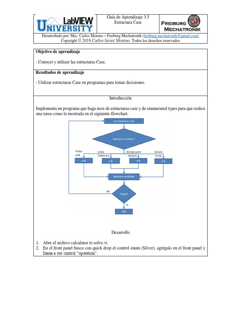 Guia+3 5+Estructura+Case | PDF | Informática