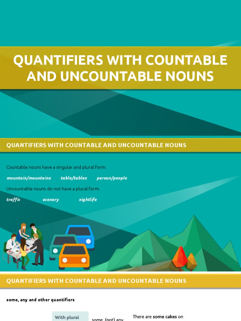 08.5 Quantifiers With Countable and Uncountable Nouns | PDF | Foreign ...