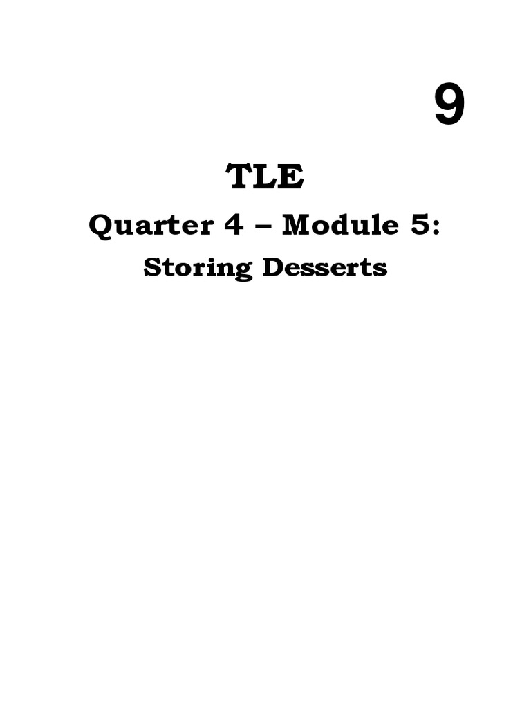 He Cookery-G9 Q4 Module-5 | PDF | Refrigerator | Egg As Food