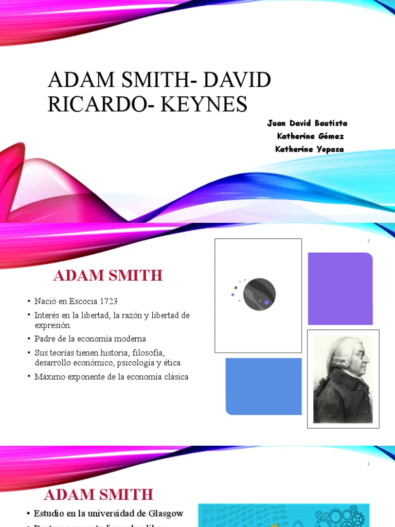 Adam Smith - David Ricardo - Keynes | PDF | John Maynard Keynes ...