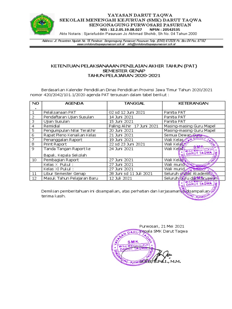 Surat Tugas Dpib | PDF