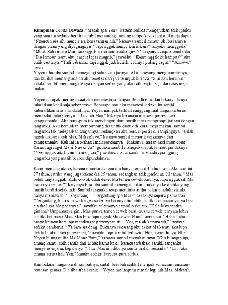 Kumpulan Cerita Dewasa | PDF