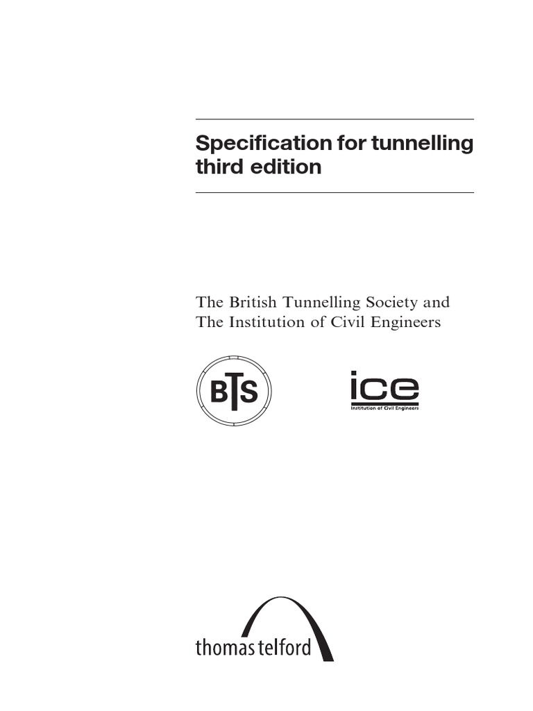 BTS Tunnelling Specification Guide | PDF