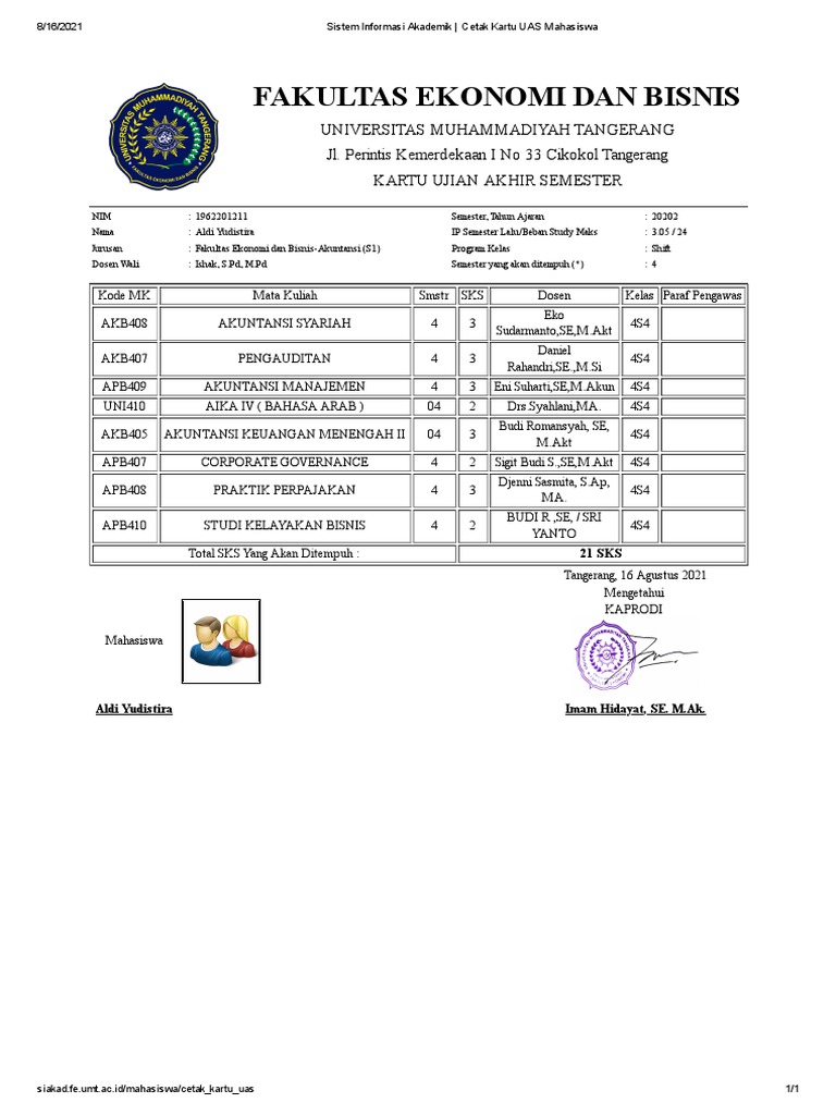 Aldi Yudistira (1962201211) UAS AKM II | PDF